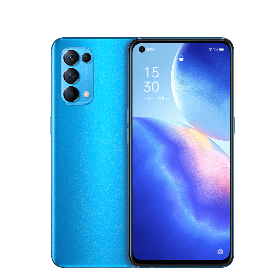 【OPPO Reno5 5G视频手机 极光蓝】 | OPPO 中国