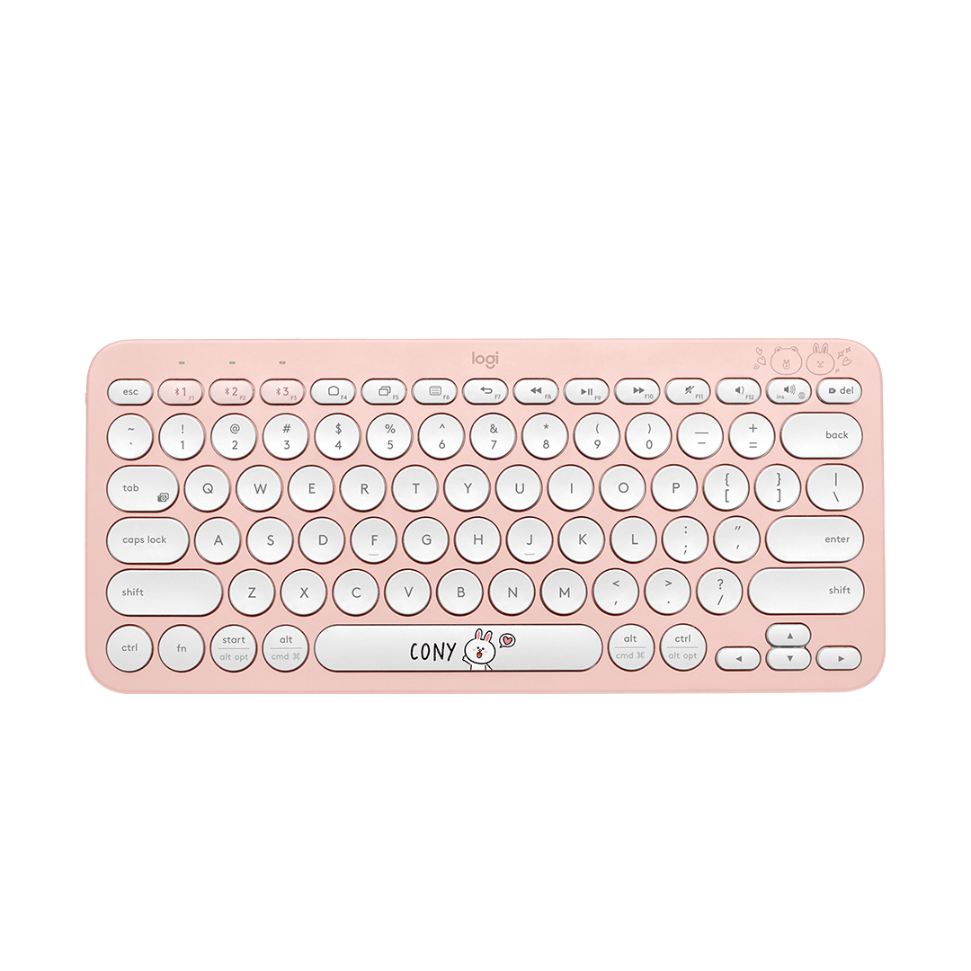 罗技多设备蓝牙键盘 K380line Friends